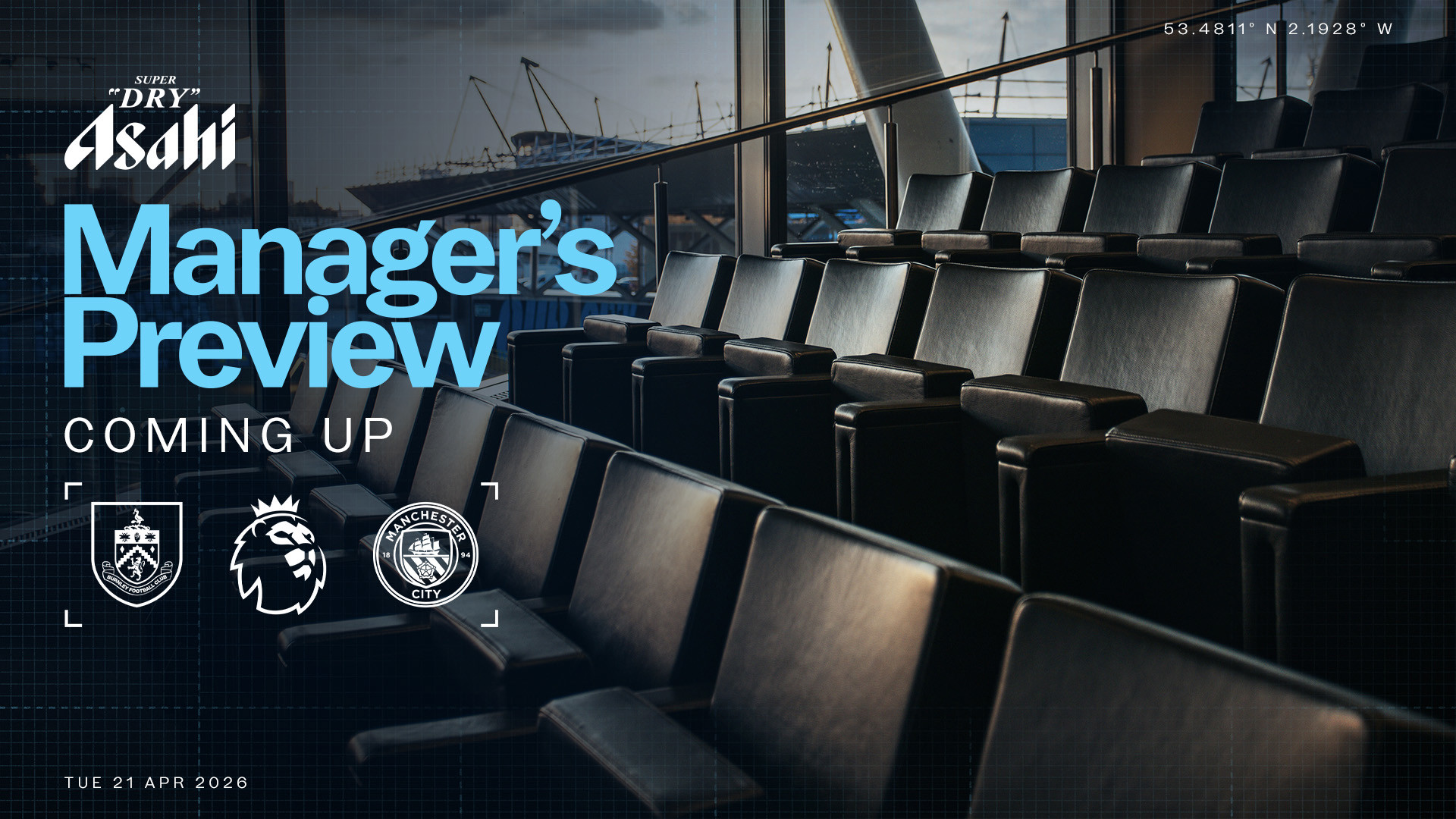 Coming soon: Pep Guardiola’s Burnley v City press conference