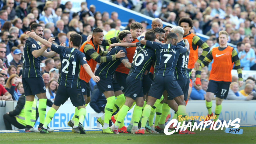 Manchester City win Premier League title