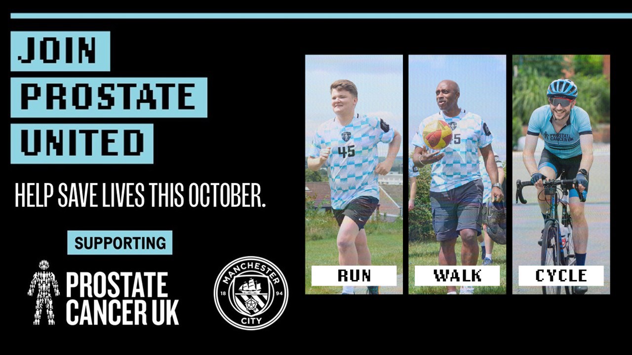 Join Manchester City in supporting Prostate United this October