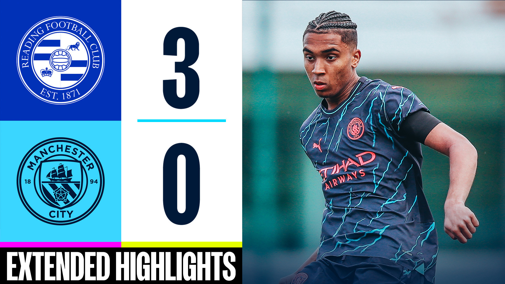 Extended highlights: Reading 3-0 City EDS