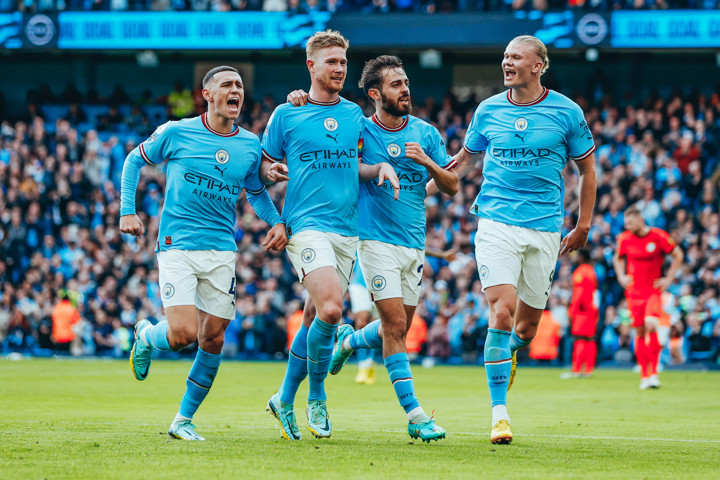 City make eight changes for derby trip to Old Trafford