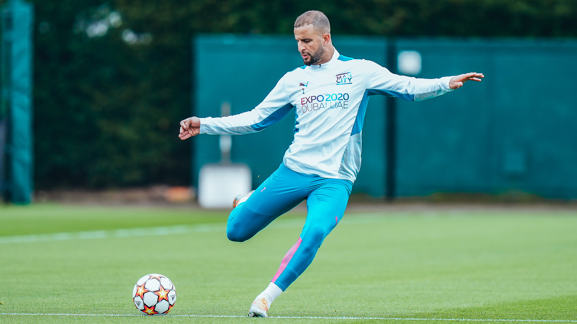 Gallery: Walker back in training ahead of Real Madrid trip