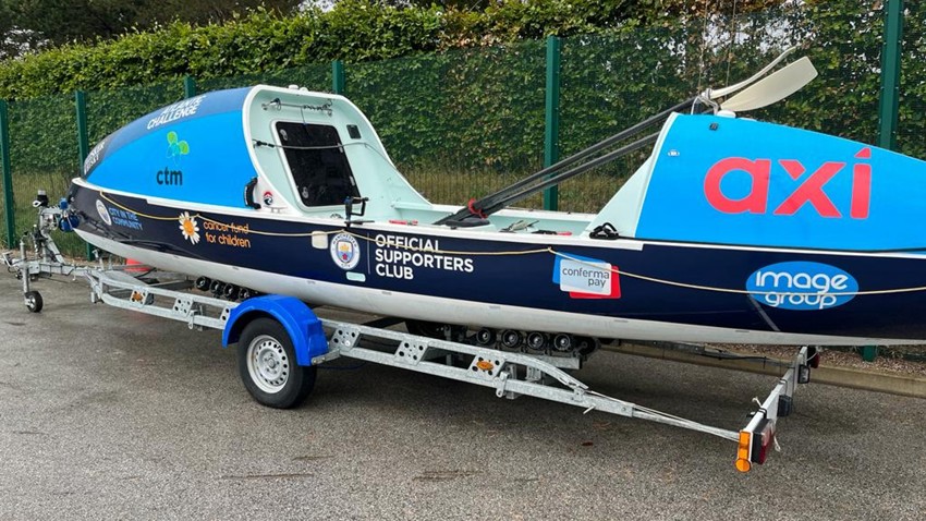 Jamie Carr's boat ready to set sail