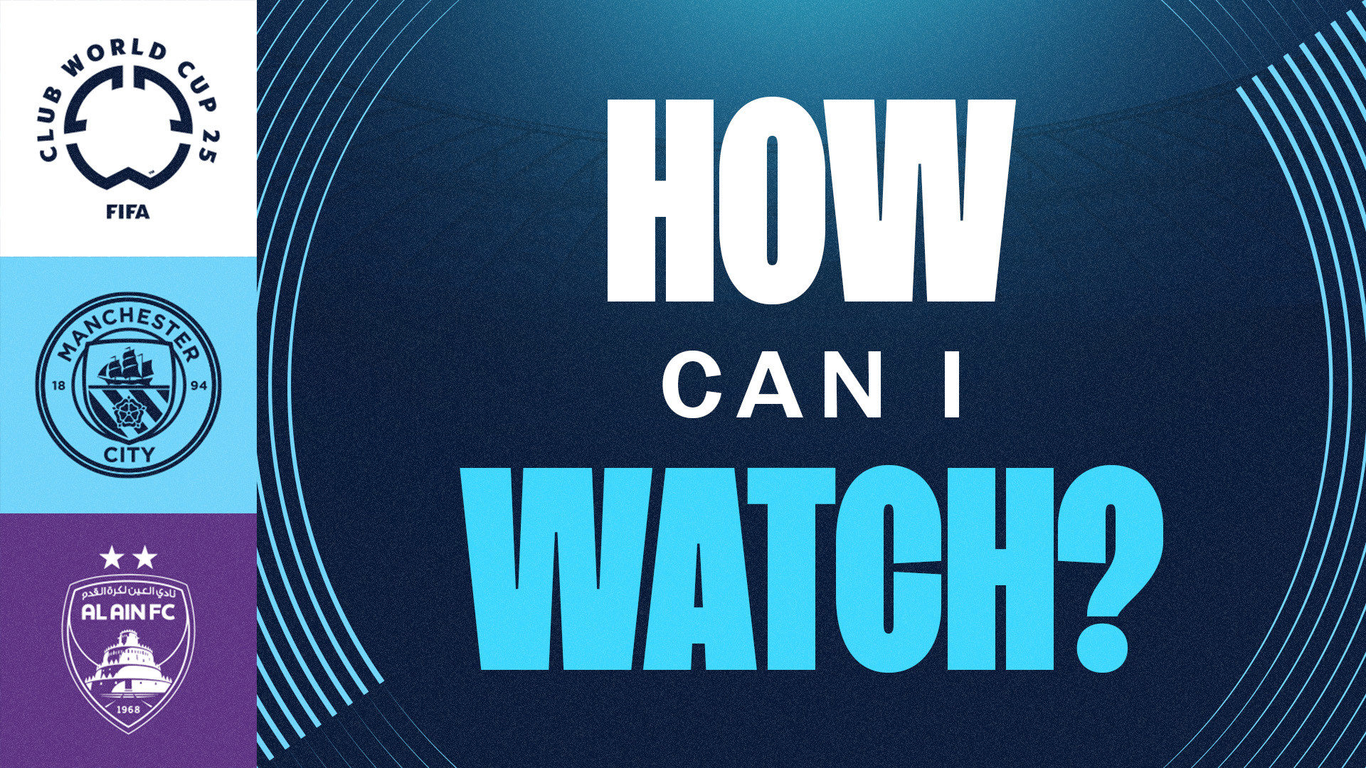How can I watch City v Al Ain on TV?