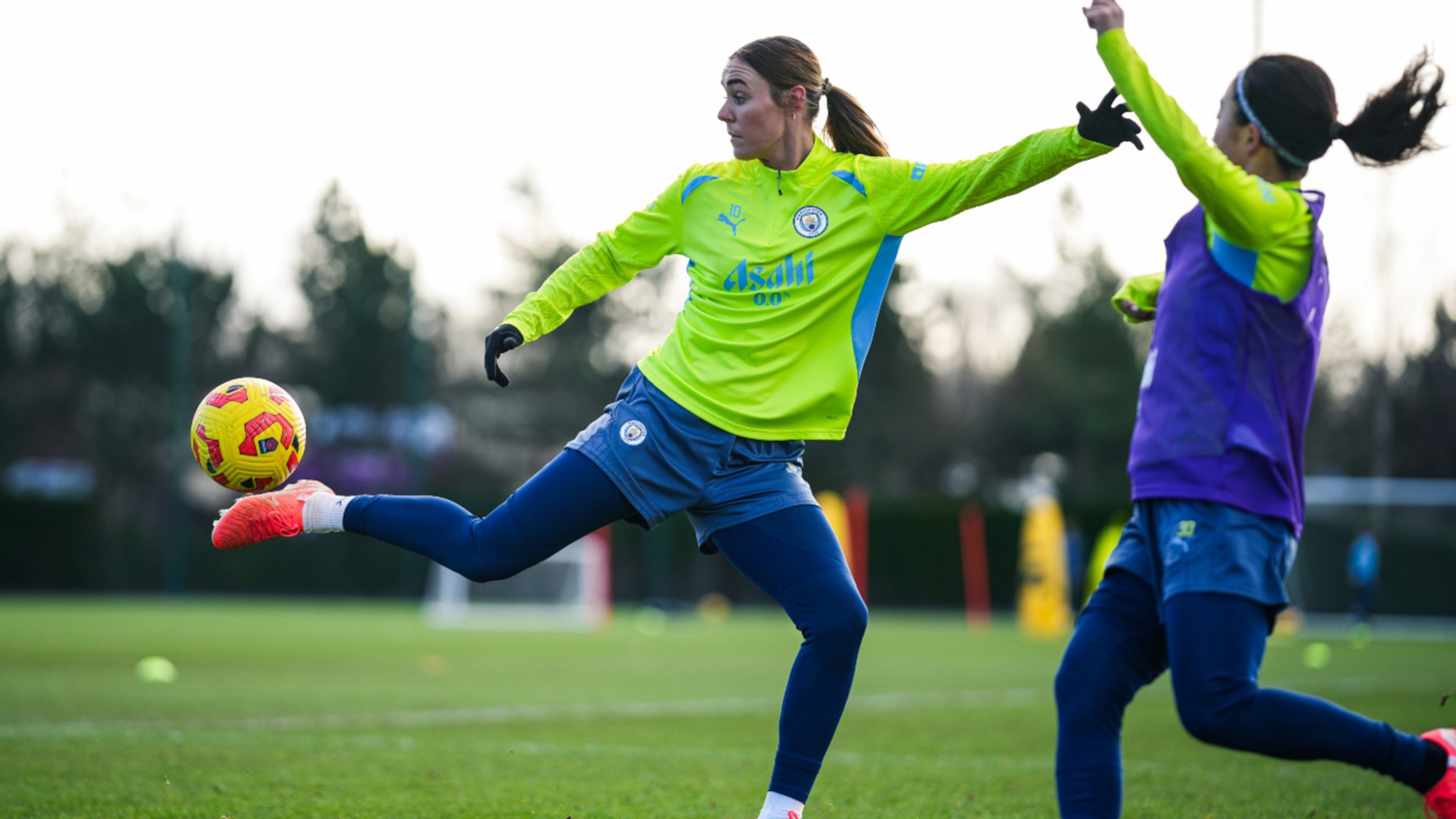 Training: City step up preparations ahead of twin Arsenal tests