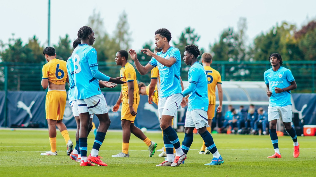 Mukasa double helps City best Brighton in Under-18 Premier League Cup
