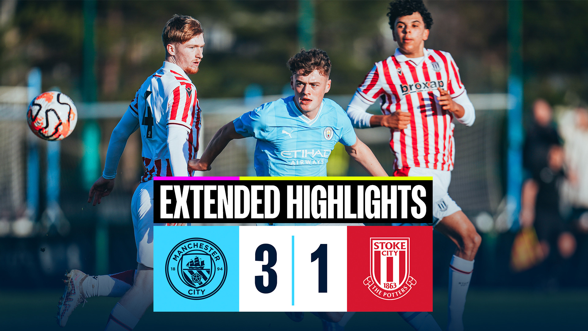 Extended highlights: City Under-18s 3-1 Stoke
