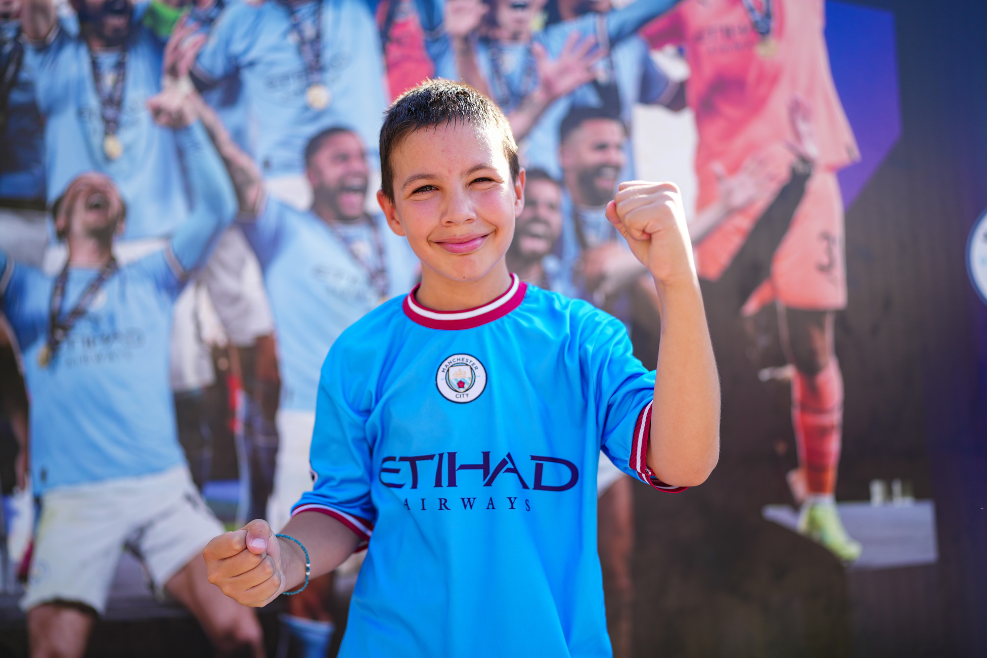 Treble Trophy Tour visits Athens