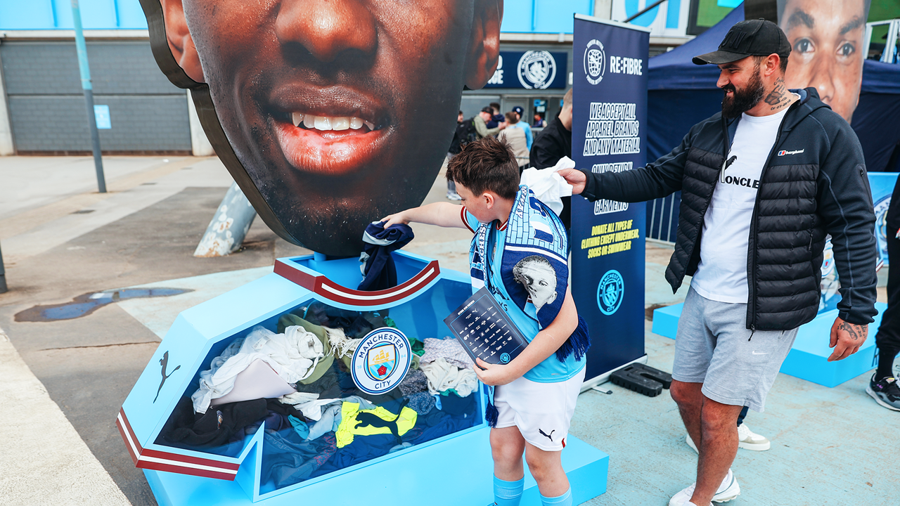 Over 470 items of clothes donated by fans at PUMA’s RE:FIBRE matchday ...