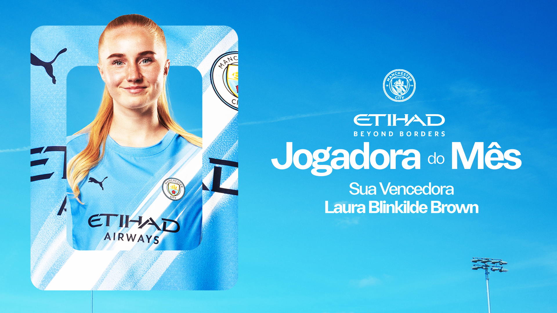 Blindkilde Brown conquista o prêmio de Jogadora do Mês da Etihad de ...