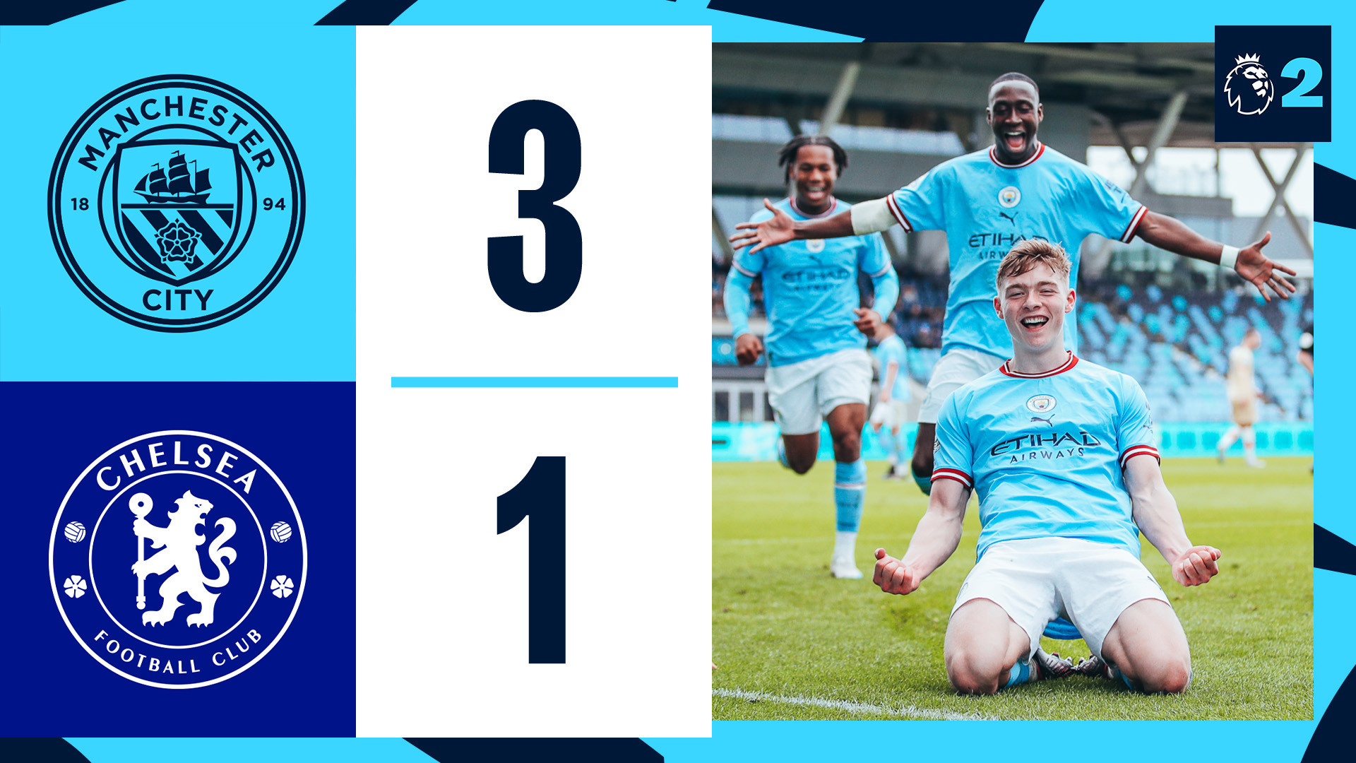 City 3-1 Chelsea: PL2 highlights
