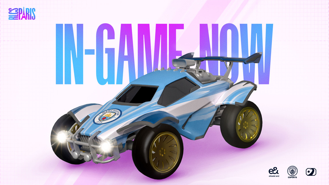 Man City Esports launch Rocket League decal