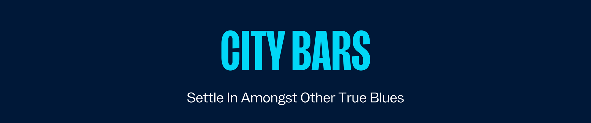 Men's Team Hospitality | Manchester City FC