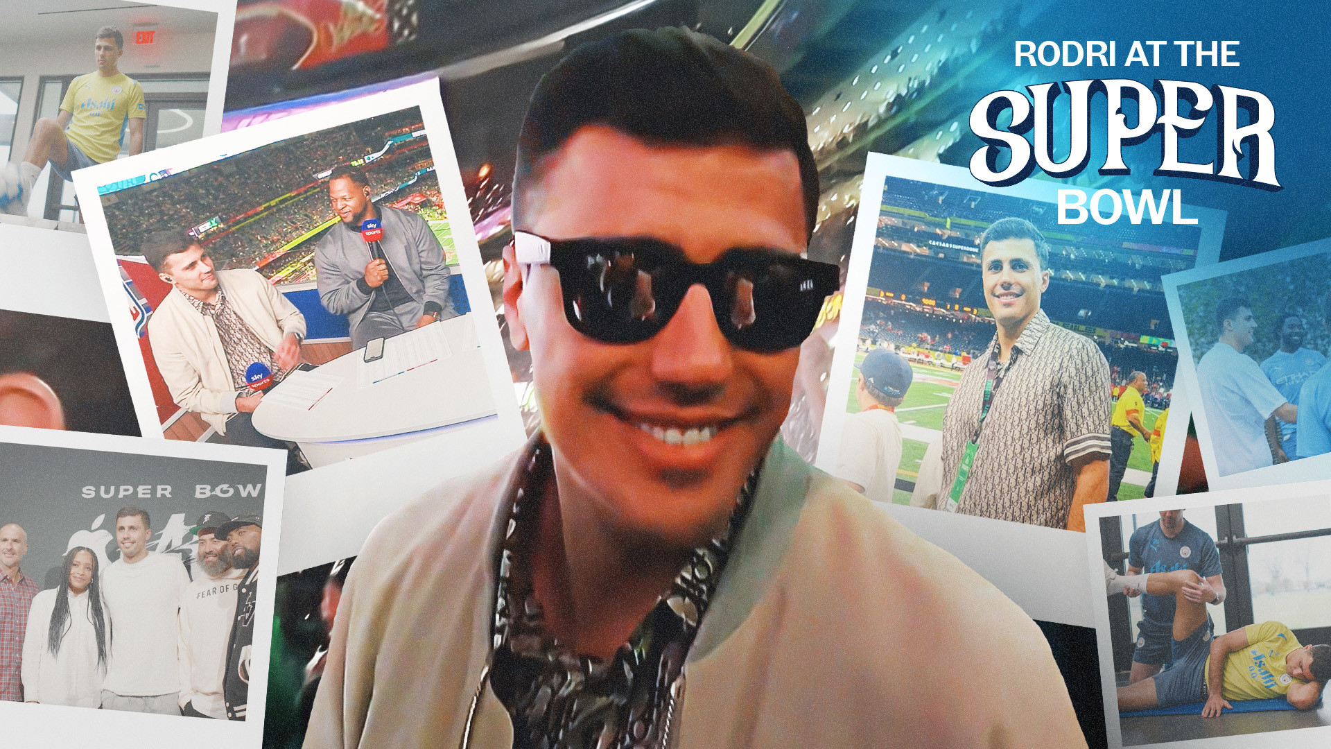 Watch: Rodri attends Super Bowl LIX!