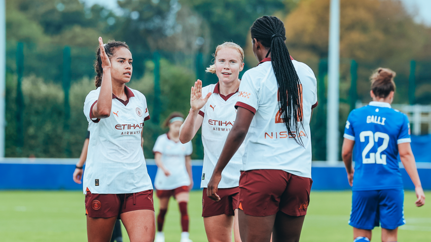 City extend positive pre-season form with late friendly win over Everton