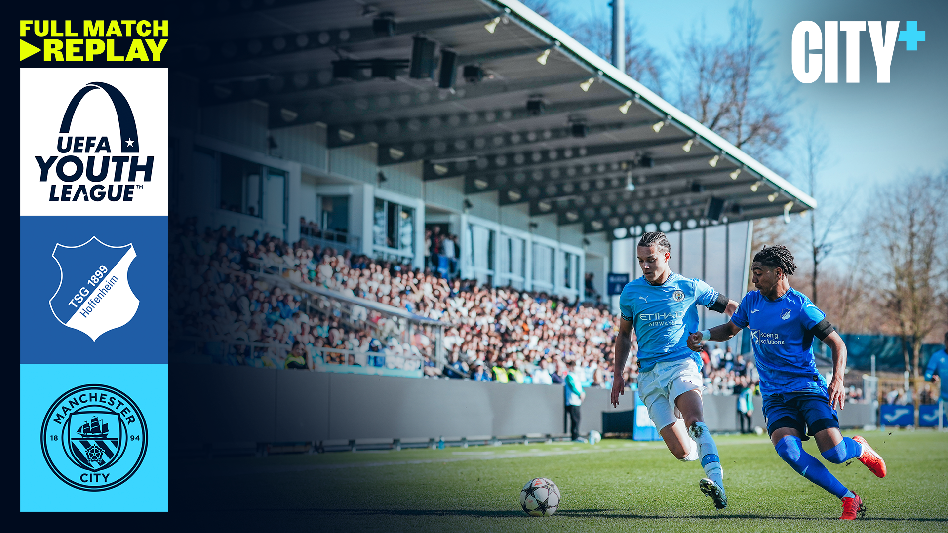 Full-match replay: Hoffenheim v City - UEFA Youth League
