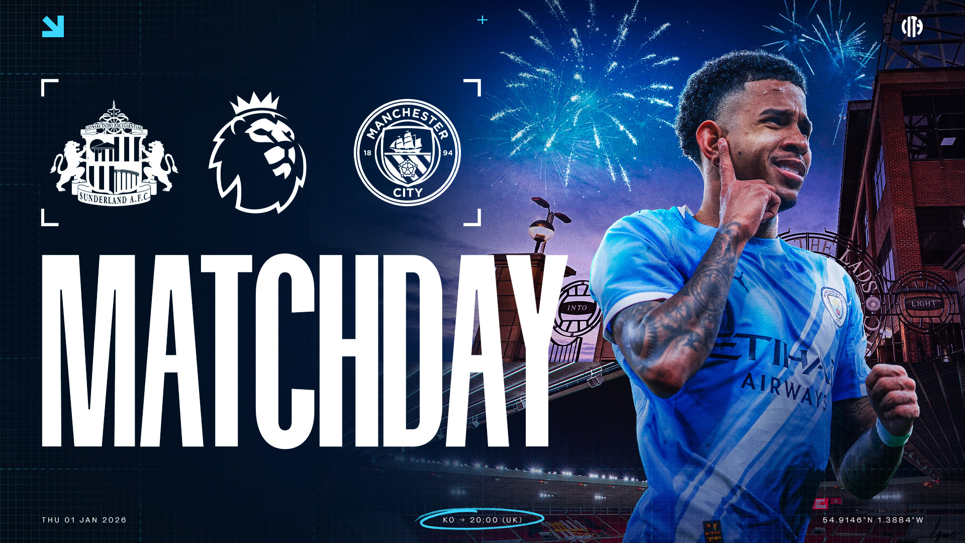 SAFC v Man City - 1 Jan 2026