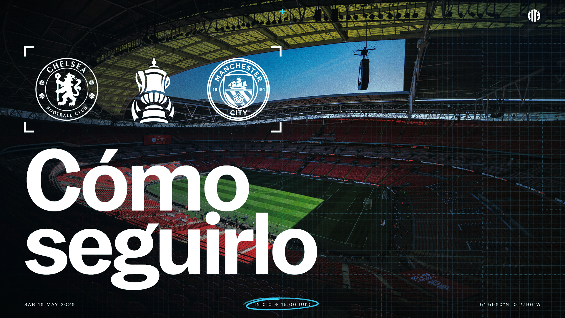 Chelsea v City: horarios y TV final FA Cup 25/26
