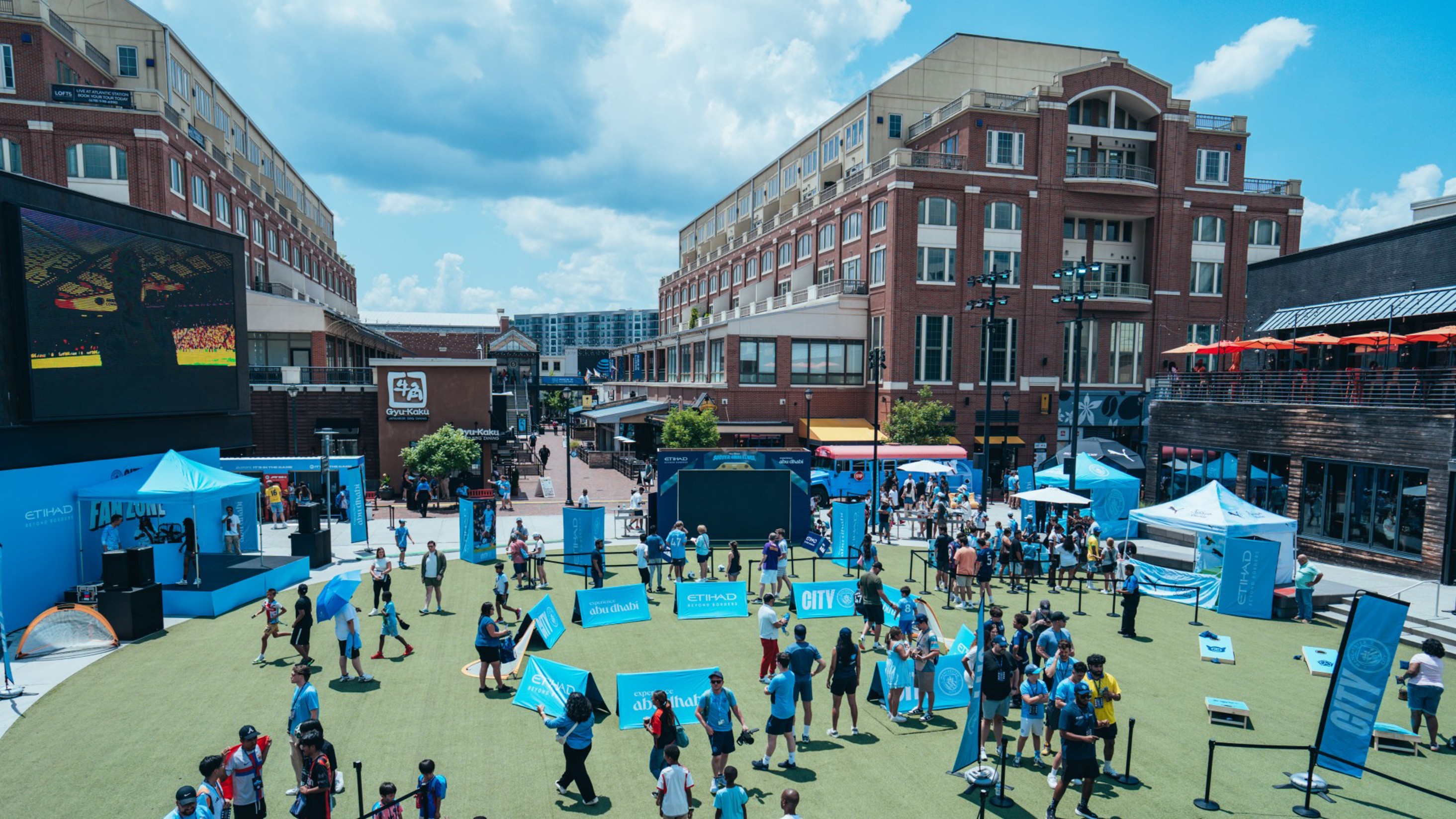 Atlanta hosts Manchester City Fan Zone