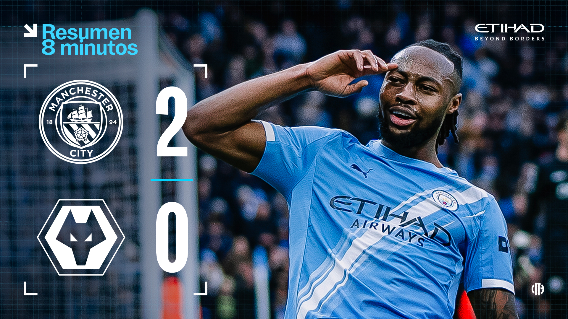 City 2-0 Wolves: resumen amplio