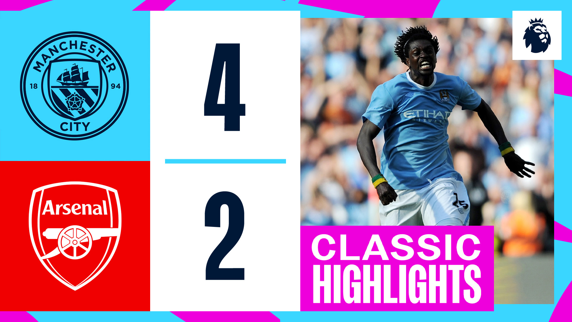 Classic Highlights: City 4-2 Arsenal