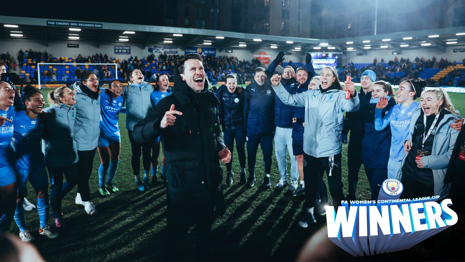 Conti Cup final: Post-match celebrations!