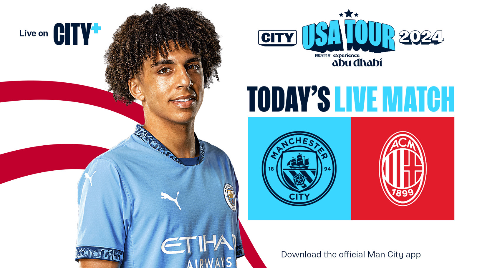 Watch Live: City v AC Milan