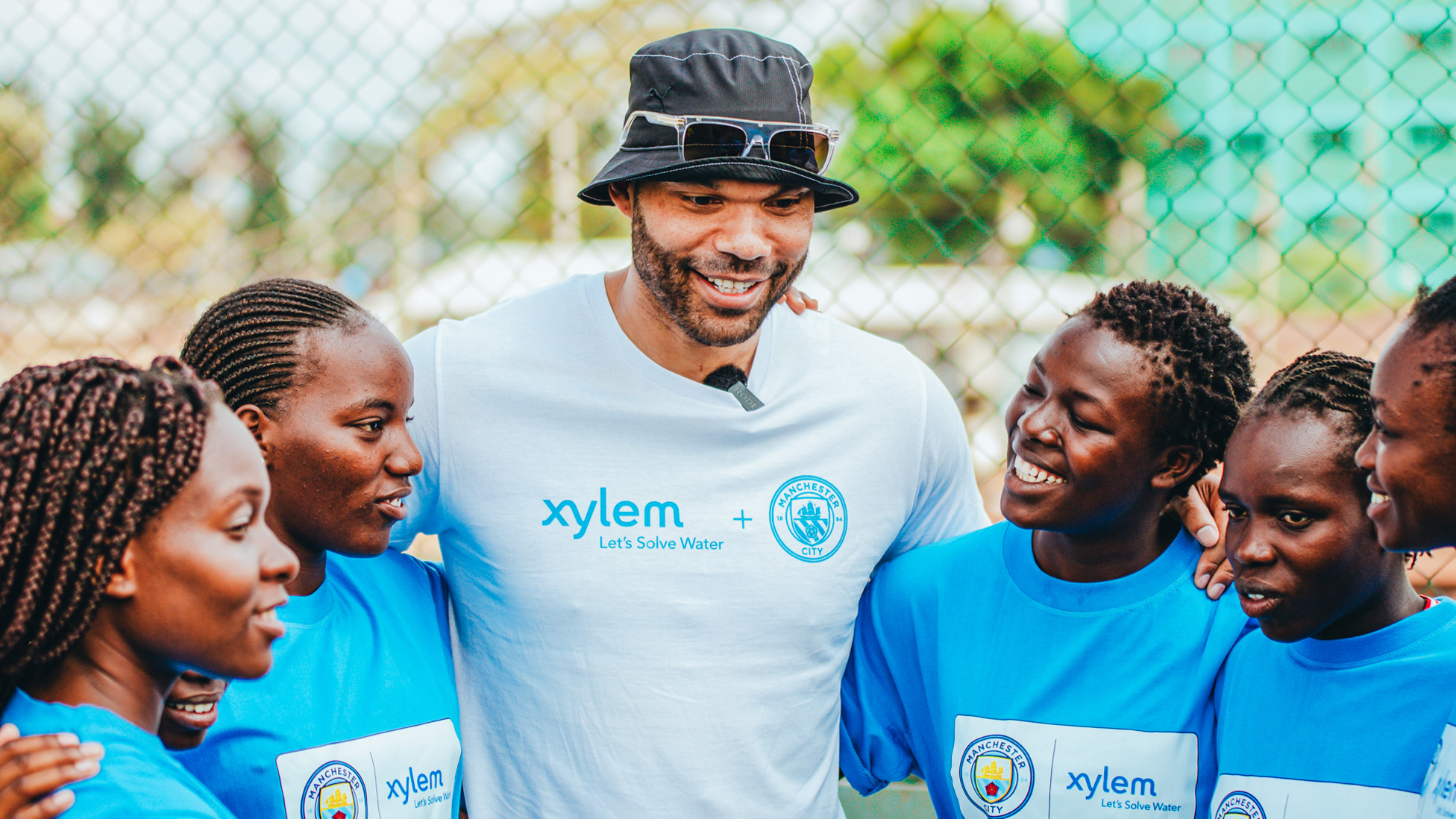 Joleon Lescott visits this season's Xylem Water Heroes Academy winners ...
