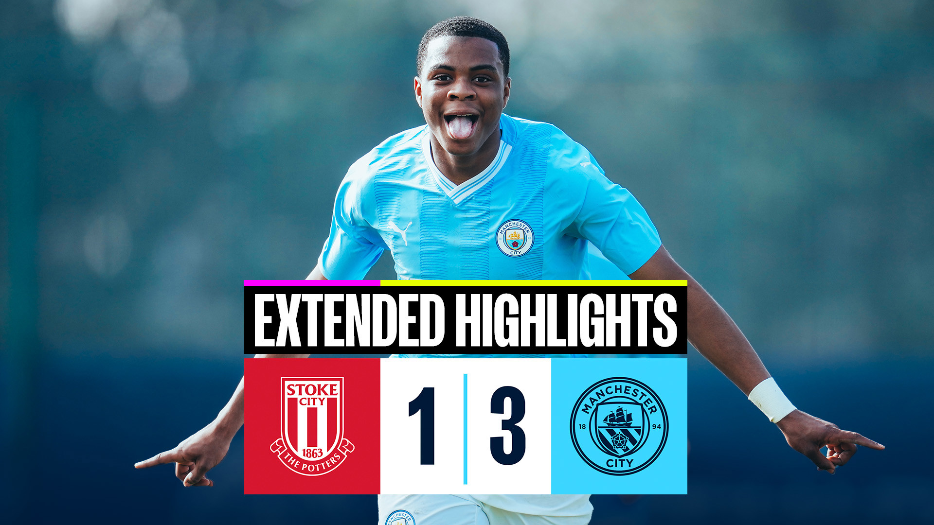 Extended highlights: Stoke 1-3 City Under-18s