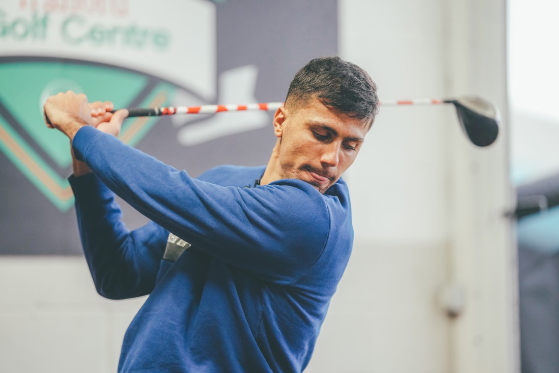 Gallery: Rodrigo at the driving range!