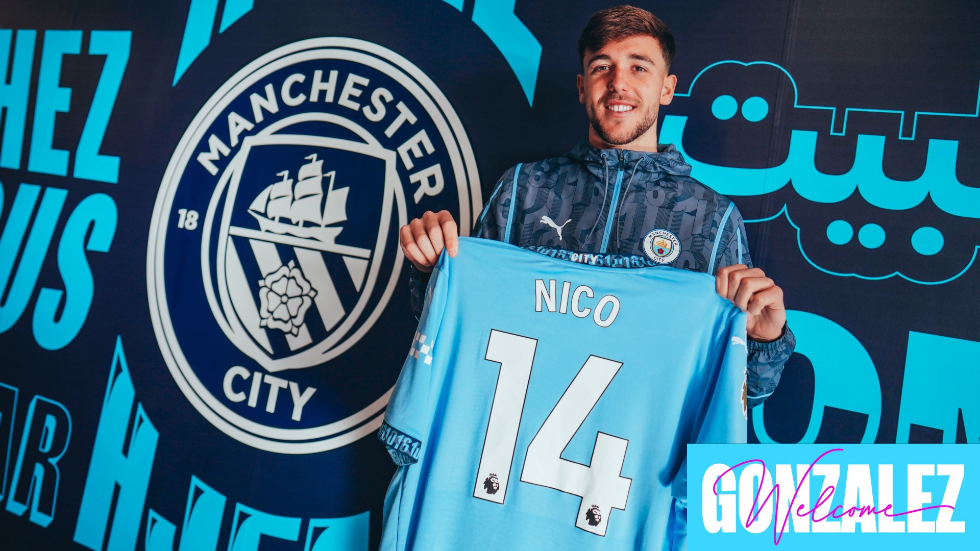 Nico chooses his City shirt number