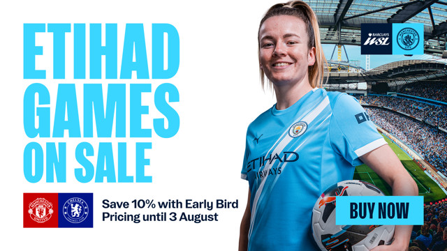 Watch City's Euro 2025-winning Lionesses at the Etihad next season!