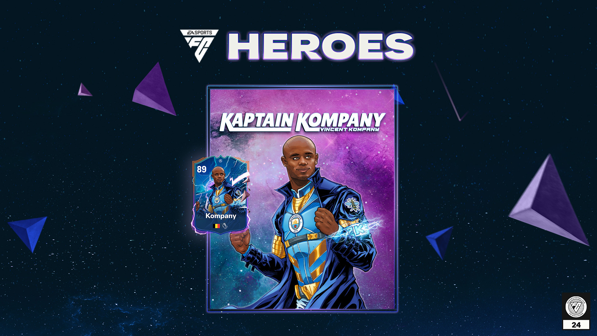 Vincent Kompany and Carlos Tevez announced as EA SPORTS FC UCL Heroes!