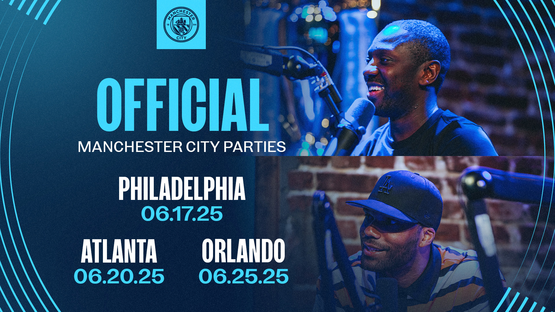 Official Manchester City fan parties in the USA this summer