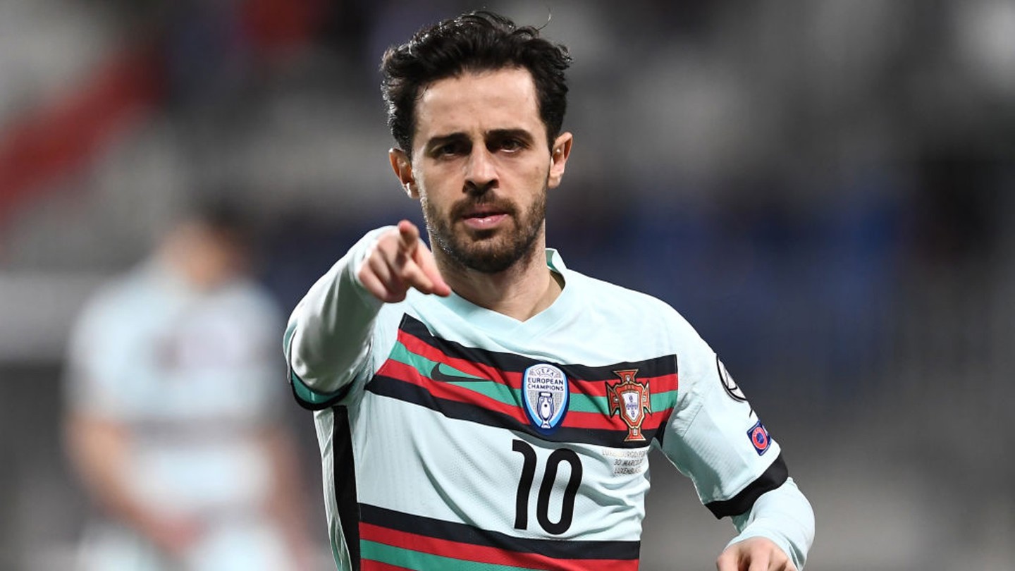 Bernardo sparks Portugal cruise, Mahrez's Algeria held
