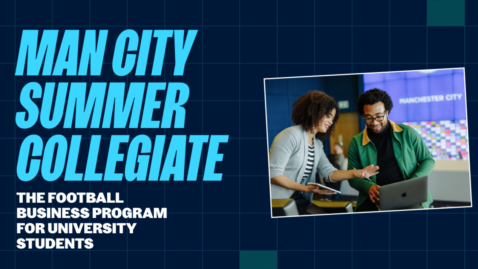 Learn more about the Man City Summer Collegiate programme