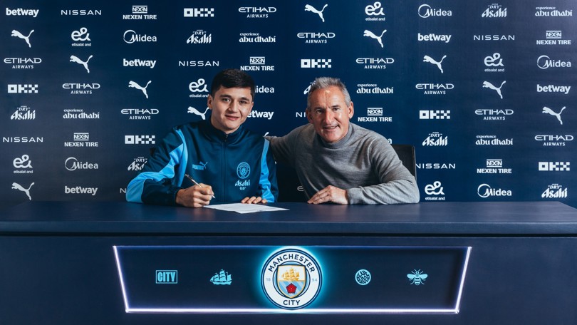 City complete signing of Uzbek defender Khusanov