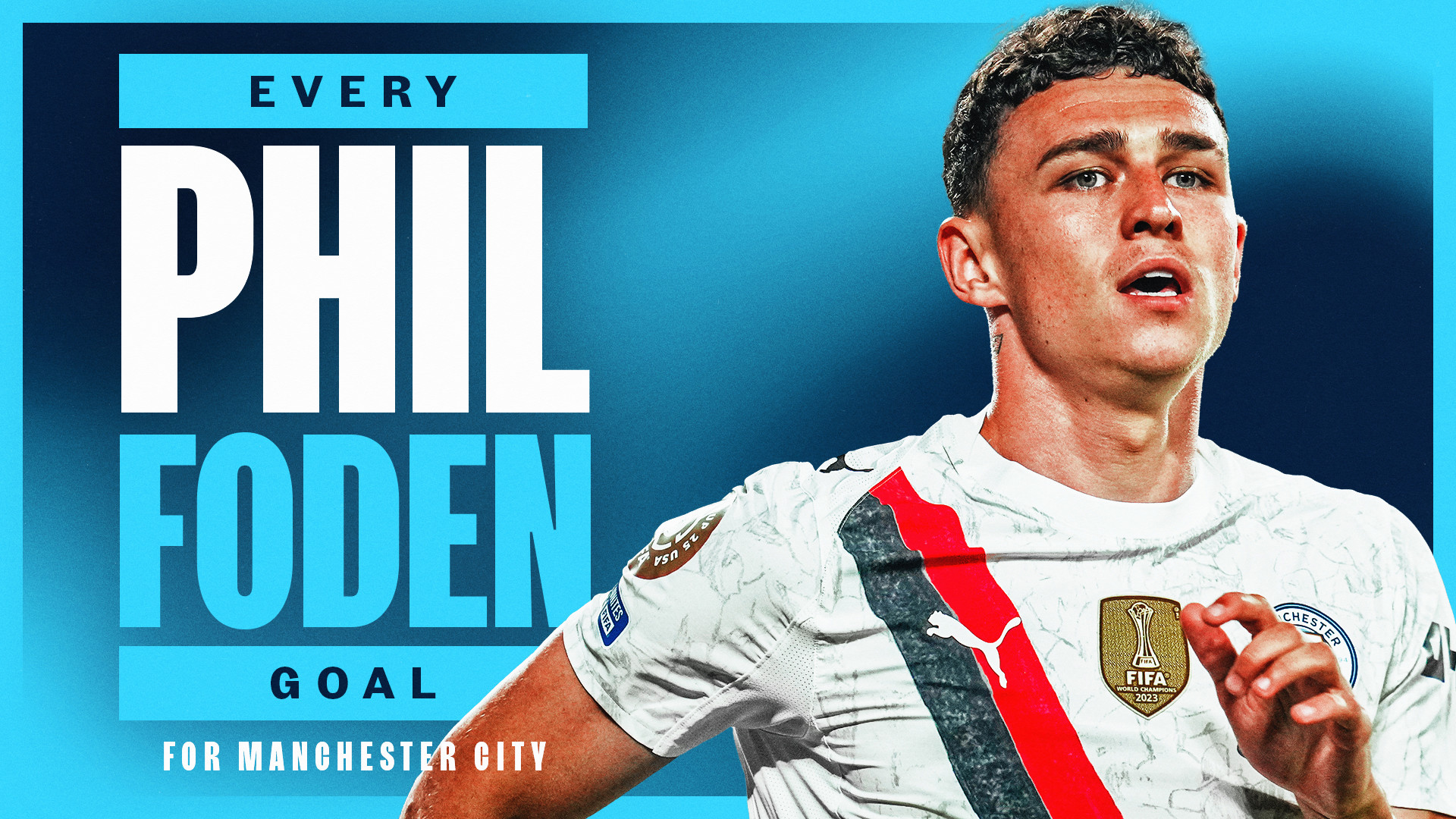 Watch: All of Foden's 100 goals for City