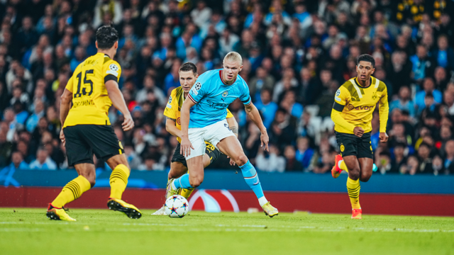 City 2-1 Borussia Dortmund: Stats of the match