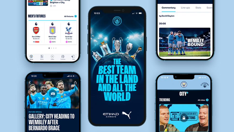 Manchester City Official App for iPhone and Android