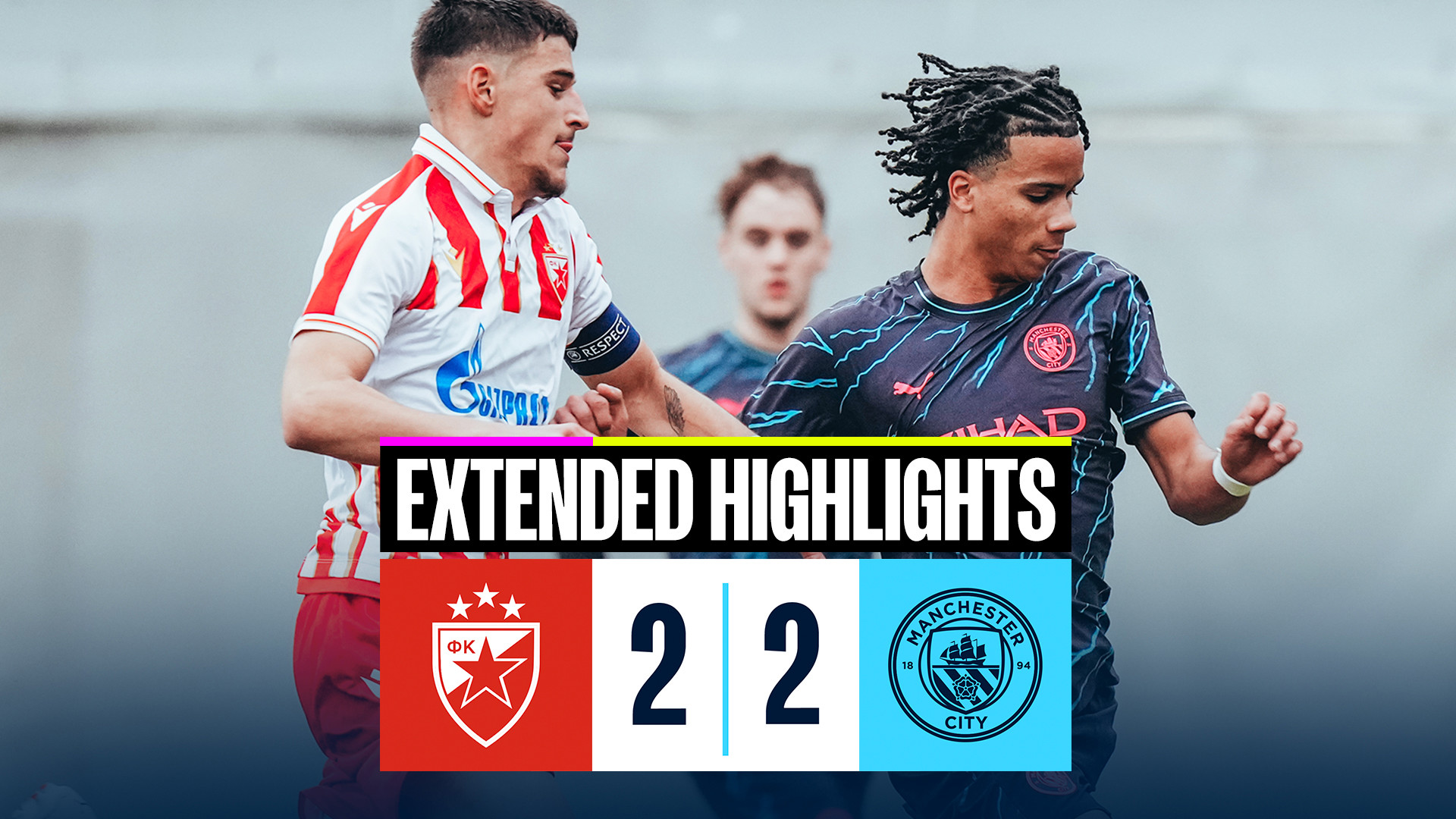 Extended highlights: Red Star Belgrade 2-2 City Under-19s