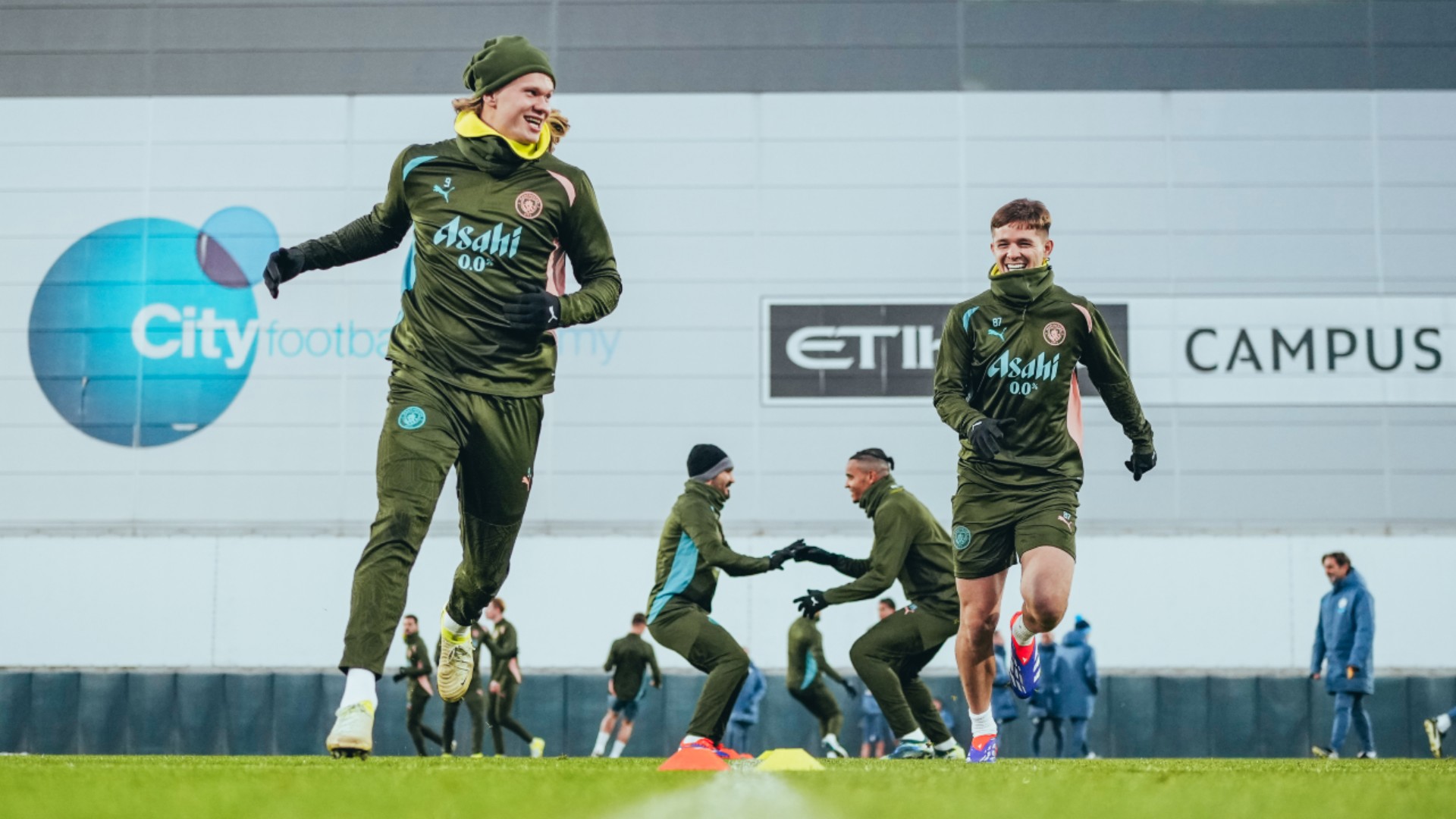 Training: Euro vision as City gear up for Feyenoord