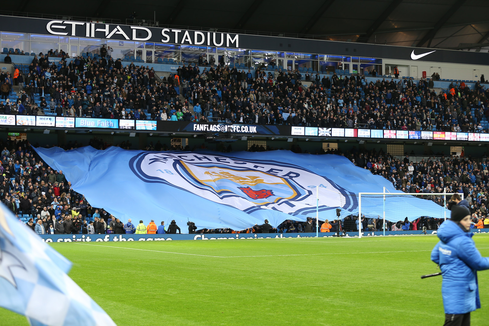 Design our next crowd surfer flag for the Etihad