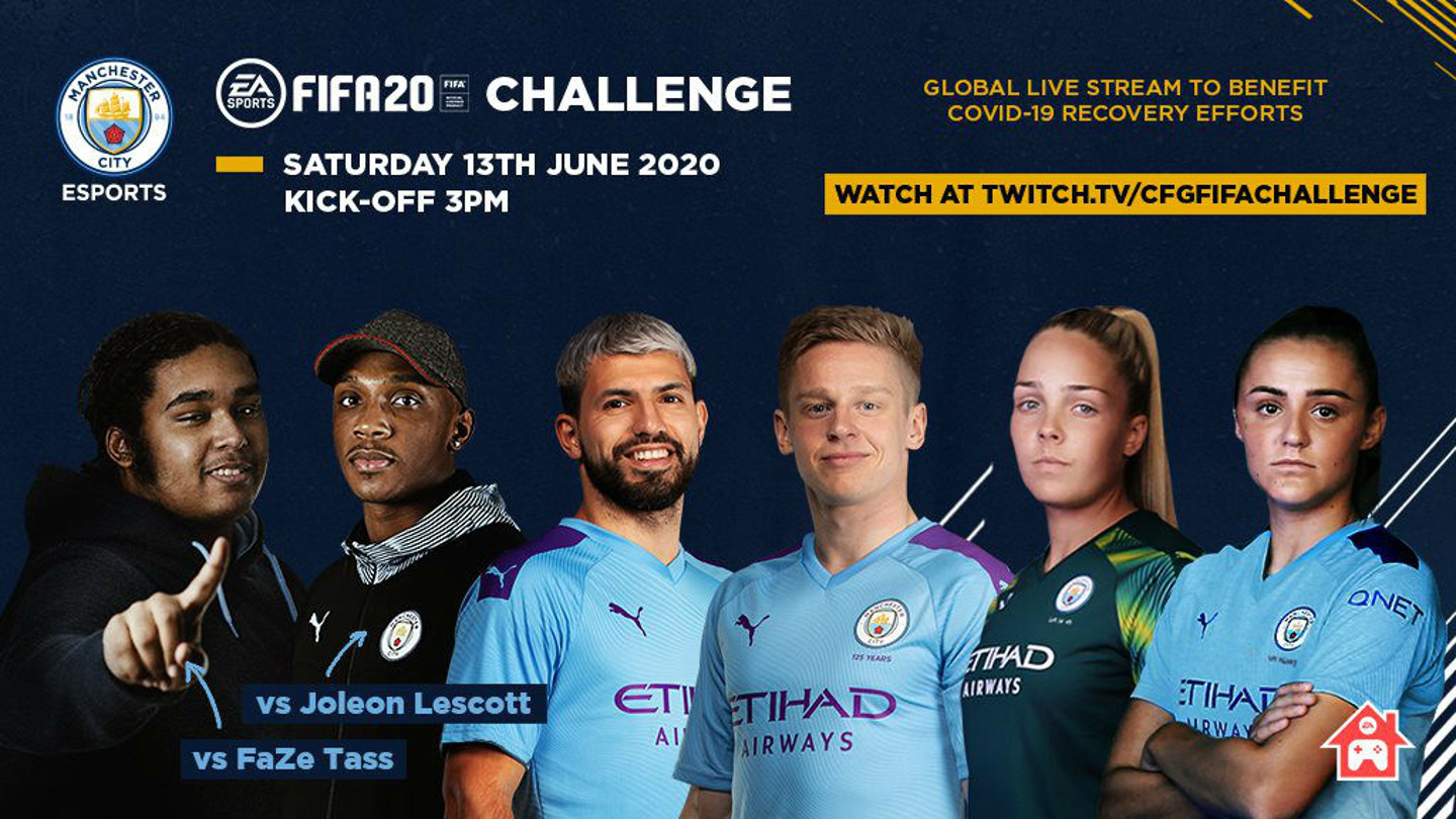 City players to take part in CFG FIFA challenge