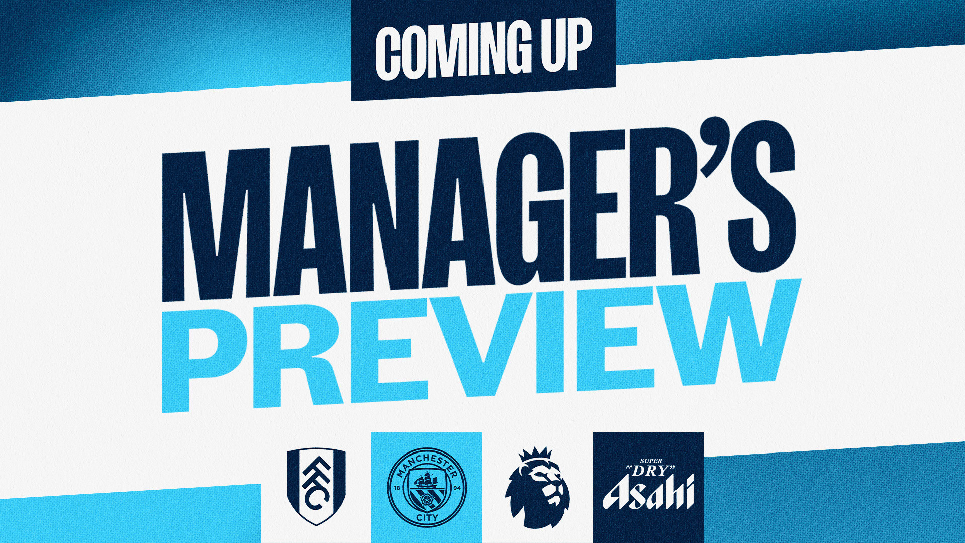 COMING UP: Pep Guardiola press conference