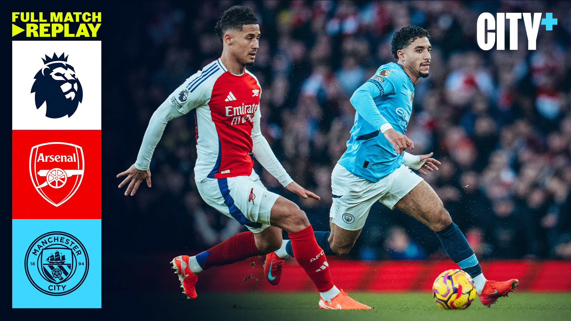 Arsenal v City: Full-match replay