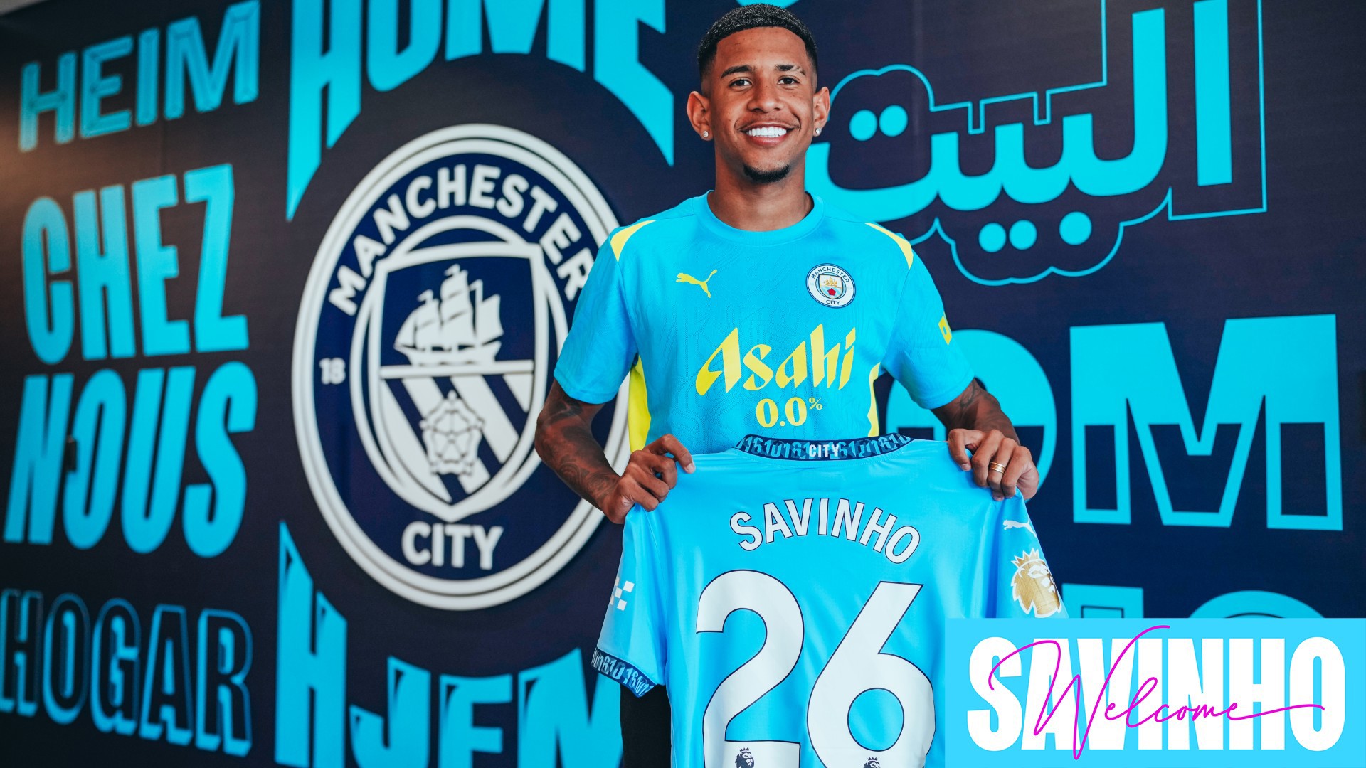 Savinho squad number confirmed