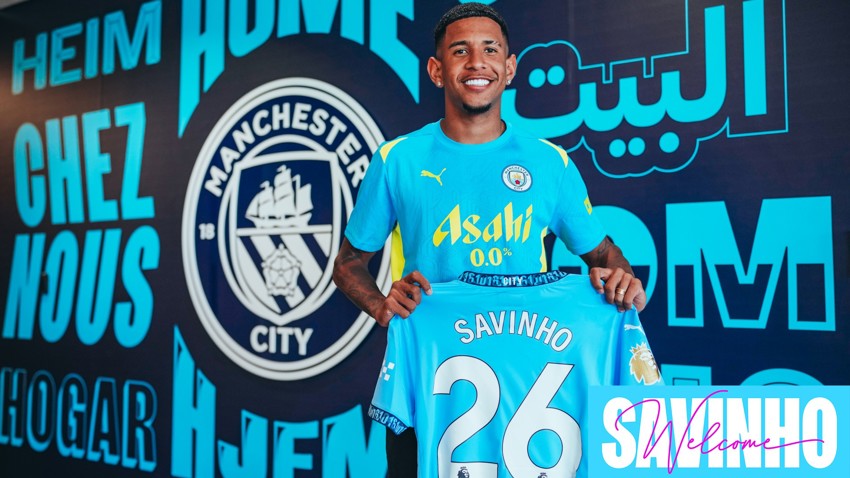 Savinho squad number confirmed