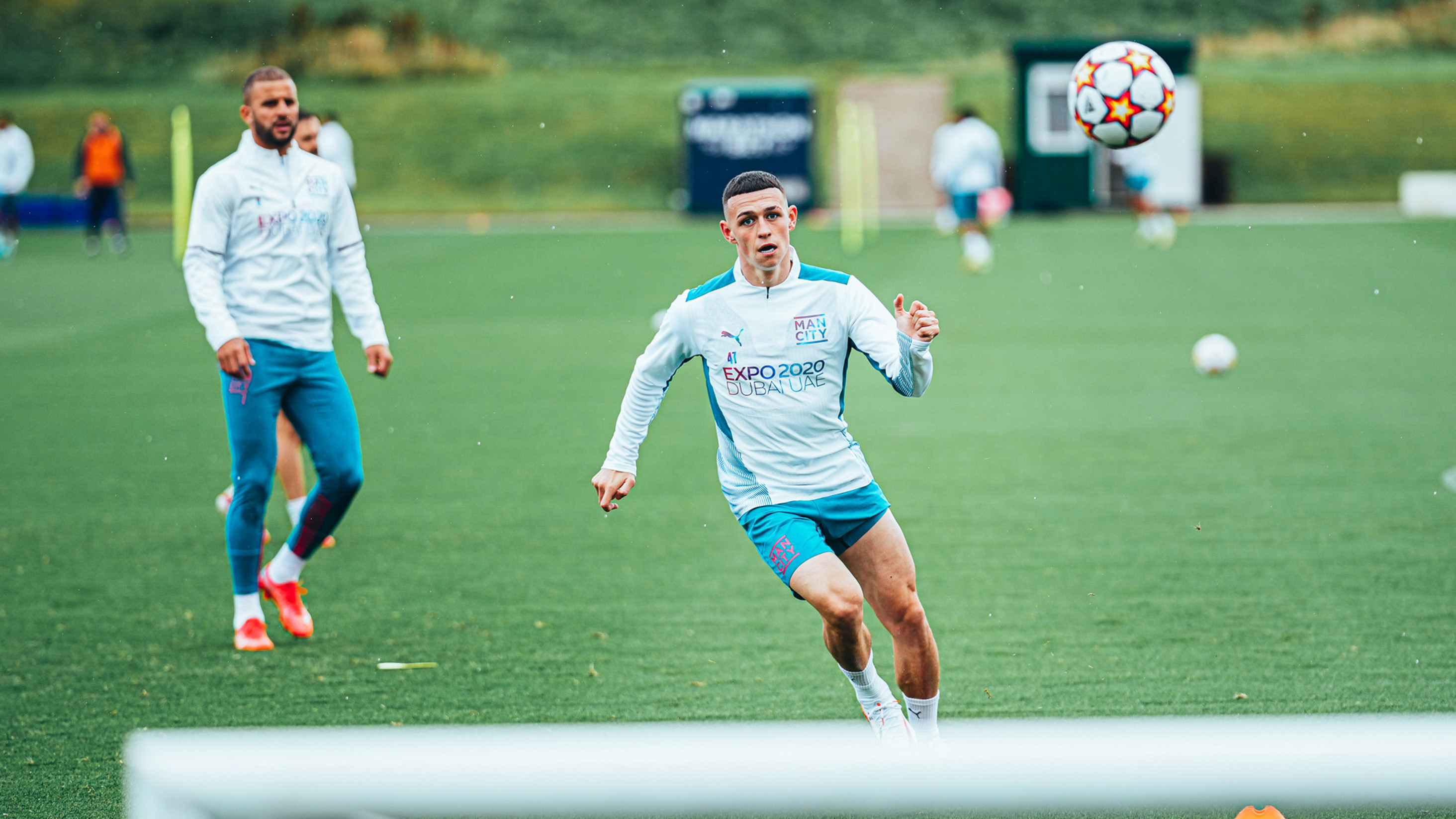 Training: City focused and ready for PSG test