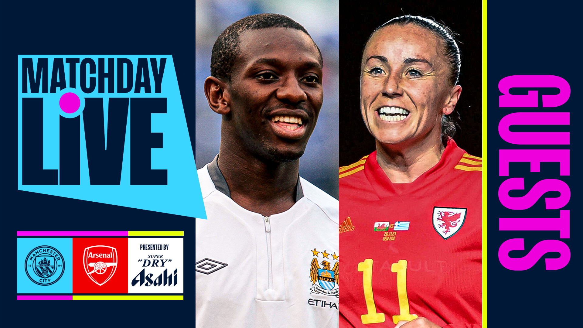 Matchday Live: Wright-Phillips and Harding guests for Arsenal clash